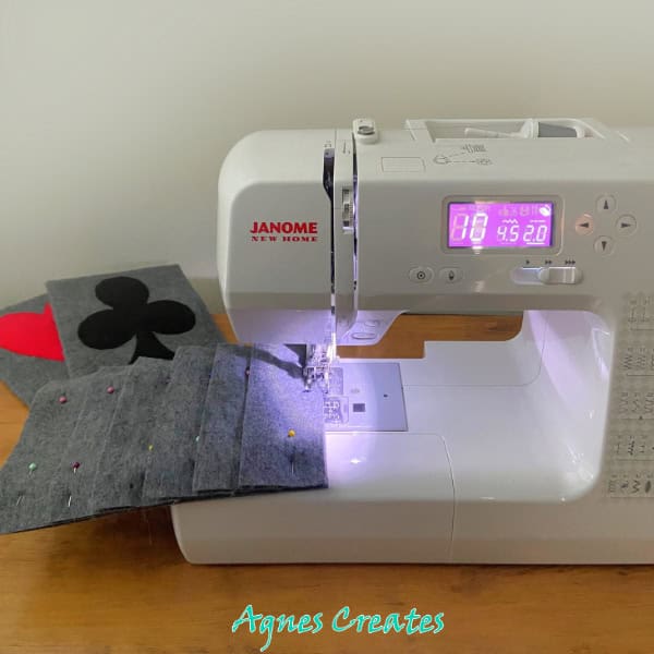DIY Playing Card Holder Sewing Pattern - Agnes Creates