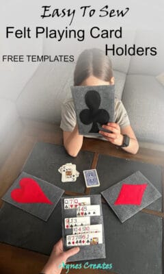 DIY Playing Card Holder Sewing Pattern - Agnes Creates