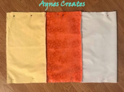 Easy To Sew Candy Corn Bag - Agnes Creates