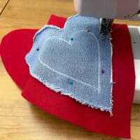 Fabric Heart Sewing Pattern - Agnes Creates