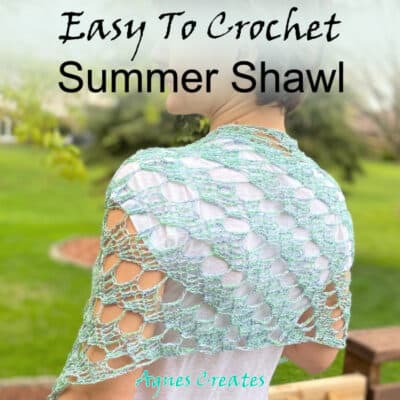 Summer Shawl Crochet Pattern Free - Agnes Creates