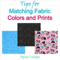 4 Tips For Matching Fabric Colors And Prints - Agnes Creates