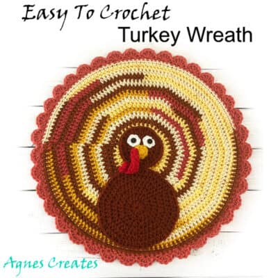 Turkey Wreath Crochet Pattern - Agnes Creates